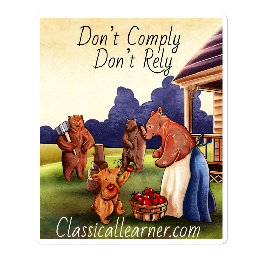 Bubble-free stickers – Classical Learner Apparel